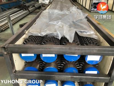 China Studded Tube , ASTM A213 T9 / ASME SA213 T11 with 11Cr (SS 409) Studded Fin Tube ,Steam Reforming Furnace for sale