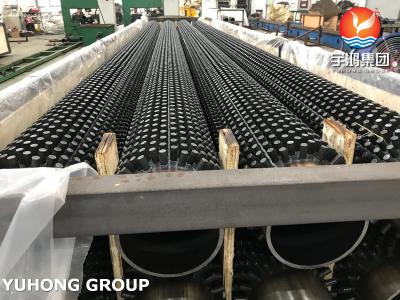 China Studded Tube , ASTM A213 T9 / ASME SA213 T11 with 11Cr (SS 409) Studded Fin Tube ,Steam Reforming Furnace for sale
