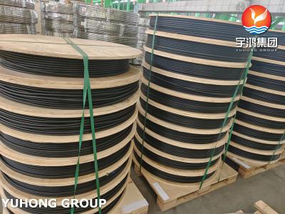 Cina Tubo a bobina multicore avvolto in PVC con acciaio inossidabile, rame, rame-nickel in vendita