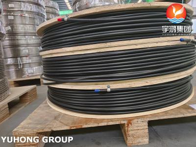 Cina Tubo a bobina multicore avvolto in PVC con acciaio inossidabile, rame, rame-nickel in vendita