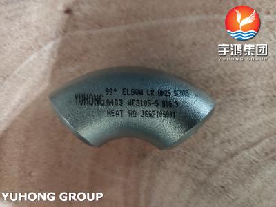 Cina ASTM A403 WP310S-S, UNS S31008 Fittings per tubi in acciaio inossidabile a 90 gradi gomito B16.9 in vendita