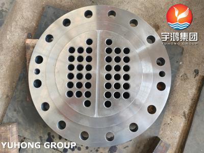 China ASME SA266 Gr.2N FK Carbon Steel Tubesheet, Channel Cover Flange For Heat Exchanger for sale