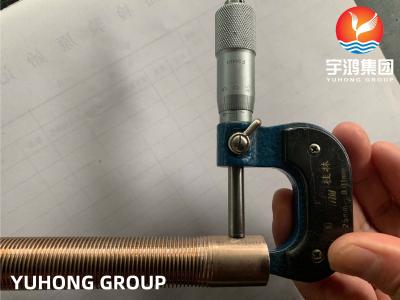 Cina ASTM B111 C70600 rame nichel tubo a pinne basse O61 per raffreddatore ad olio in vendita