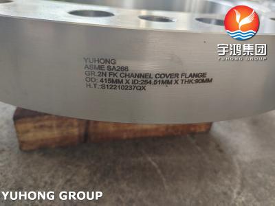 Cina ASME SA266 Gr. 2N Coperta del canale, conchiglia, flange laterale, foglio di tubi in vendita
