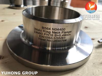 China ASTM B564 UNS N04400 EN 1092-1 Type Nickel Alloy Weld Ring Neck Flange for sale