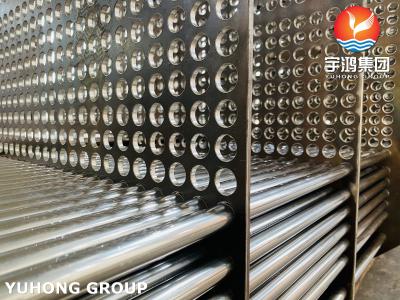 China ASTM Heat Exchanger Assemble Tube Sheet And Support Plate 304 316 / Titanium / C276 for sale