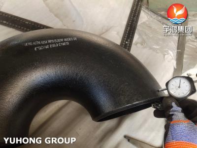 Cina Fittings per tubi in acciaio legato ASTM A234 WP9 WP5 180° Lr Sr Elbo in vendita