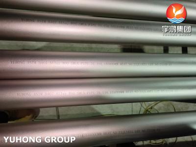 China ASTM B407 Incoloy 800 Seamless Pipe OD 10-300mm Solution Annealed for Ethylene Cracking for sale