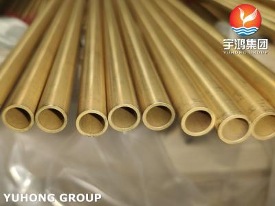 China ASME SB111 C68700 Seamless Brass Tubes for Desalination of Seawater for sale