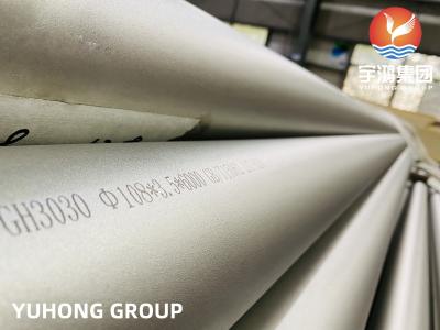 China Nikel Alloy Steel GBT-15062 GH3030 Pipe/ ASTM A312,JIS G 3459 for sale