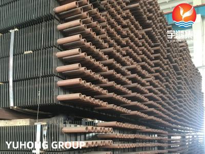 Cina Tubo alettato quadrato tipo HH in acciaio al carbonio ASTM A192 per economizzatori in caldaie in vendita