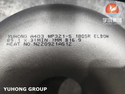 China A403 WP321 Stainless Steel Sr Elbow Butt Weld 180 Degree B16.11 for sale