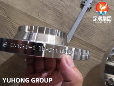 China EN1092-1 1.4404 Type 11 PN16 Weldneck Raised Face Forged Flange for sale