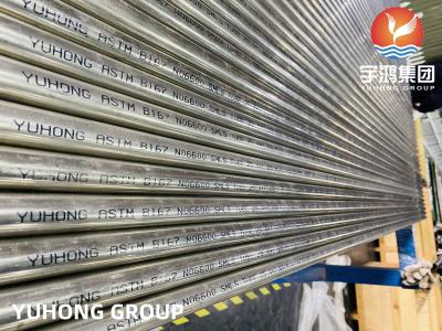 China ​​ASME SB167 Inconel 600 Seamless Tube Chloride SCC Resistant for Hydrogenation Reactors for sale