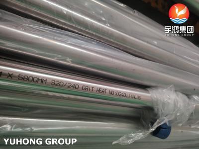 Cina ASME SA270 ASTM A270 Tubo saldato in acciaio inossidabile lucidato 320 240 GRIT TP304 in vendita