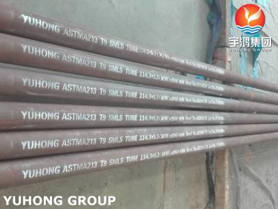 China ASME SA213 T9 Alloy Steel Seamless Tube For Fired Furnace Fired Heater Convection Tube Radiant Tube for sale