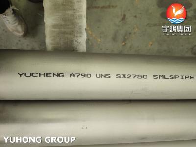 China Super Duplex  2507 ASTM A790 UNS S32750 Stainless Steel Seamless Pipe for sale