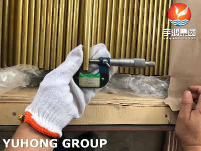중국 ASTM B111 UNS C68700 CuZn20Al2 석유 및 가스 산업용 알루미늄 구리 파이프 판매용