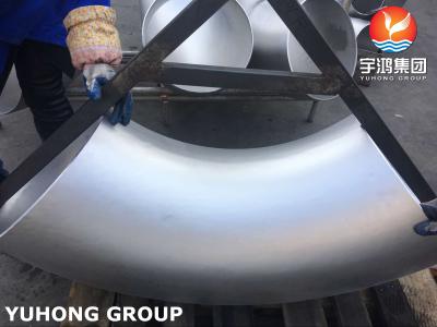 Cina EN 10253-2 1.4541 Saldatura con culo di grande diametro con gomito a 90 gradi in vendita