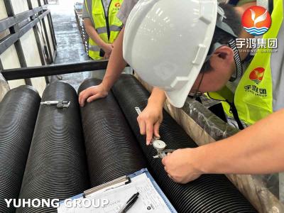 Cina GR.B Tubo a pinna di saldatura ad alta frequenza, tubo a pinna solida per economizer in vendita