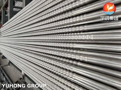 China ASTM A213 TP304 Stainless Steel Corrugated Tube Enhanced Heat Transfer Tube for sale
