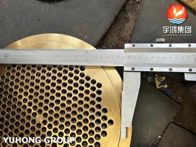 China ASTM B171 / B171M UNS C46400 Naval Brass Tube Sheet For Heat Exchanger for sale