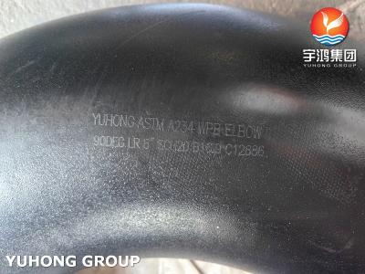 China Los accesorios de gran diámetro ASTM A234 WPB LR 45 grados Codo B16.9 en venta