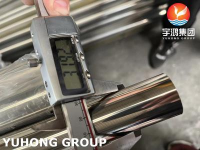 China ASTM A554 TP304 Tubo soldados de aço inoxidável para composição química superior à venda