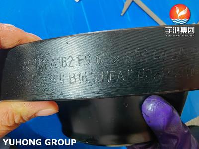 China ASTM A182 Gr F9 Flange de pescoço de solda de aço ligado ASME B16.5 Flange WNRF forjado à venda