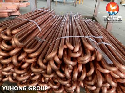 China Corrosion Resistant Copper Alloy U Bend Tube For Compressed Air Coolers for sale