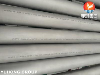 중국 EN 10216-5 1.4462 / UNS S32205 SAF 듀플렉스 2205 스테인리스 스틸 꿰매지 않는 파이프 판매용
