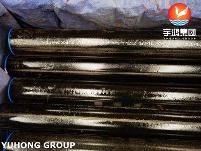 China ASTM A335 P22 Tubo sem costura de aço de liga de pintura preta 2.25Cr-1Mo à venda