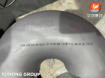China Stainless Steel Fittings 180° Return Bend Astm B366 Inconel Alloy Fitting N08810 800h for sale
