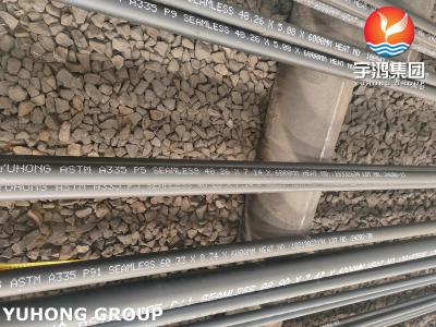 China P22 Alloy Steel Seamless Pipe ASME SA335 For Vertical Cylindrical Heaters for sale