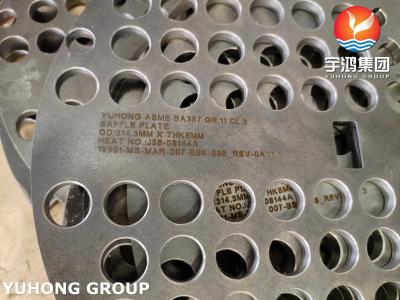 Cina CHEAT EXCHANGER PARTS PRESSURE Vessel BAFFLE PLATE SA387 GR.11 CL.2 A36 in vendita