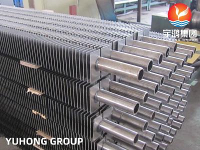 China Rectangular Finned Tube Efficient Heat Transfer For Industrial Waste Heat Recovery for sale