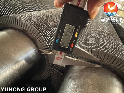 China ASTM A335 P11 High Frequency Welding Spiral Fin Tube Serrated Fin Tube for sale