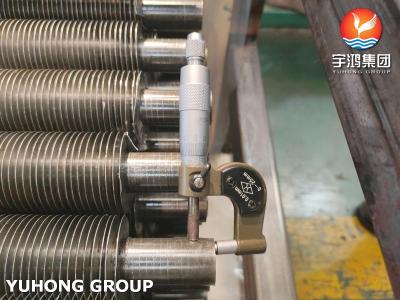 Cina ASME SA179 Aluminio 1060 tubo a pinna incorporato pinna di tipo G per condensatore, sistema di raffreddamento in vendita
