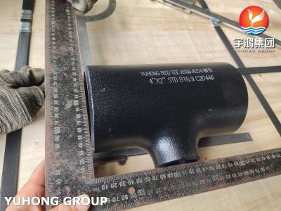 China ASTM A234 WPB Carbon Steel Fitting Reducing Tee Buttwelded B16.9 for sale