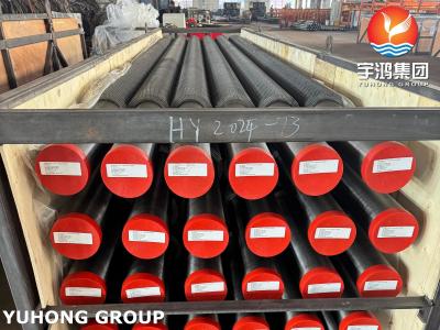 China ASTM A335 P11 Alloy Steel High Frequency Welding Serrated Fin Tube For HRSG And Boiler for sale