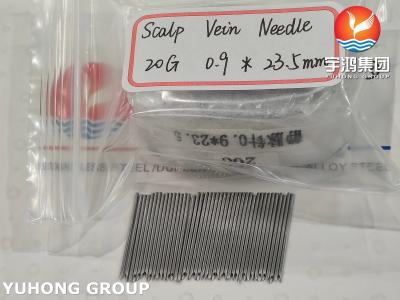 China ISO9626 SUS304 , Intravenous Needle Tube For Venous Injection And Infusion , 20G 0.9*23.5MM for sale