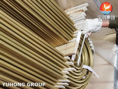 Chine Pour les appareils de traitement de la chaleur, le tube en alliage de cuivre à inclinaison U ASTM B395 / ASME SB395 à vendre
