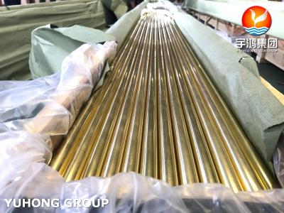 China B111 C44300 Admiralty Brass Seamless Tube, Widely Used In Condenser And Heat Exchanger for sale