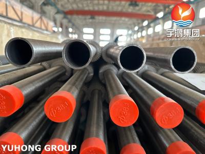 China ASTM A213/ ASME SA213 T22 HFW Serrated Fin Tube Two Ports Can Be U Bend For Heat Recovery Steam Generator for sale