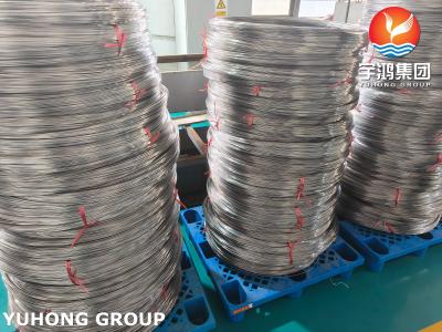 China SUS304 Coiled Stainless Steel Medical Capillary Tubing For Injection Needle Tubes ISO9626 for sale