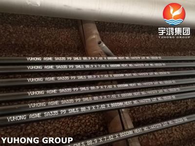China Tubo de aço liga ferrítico sem costura ASME SA335 P9 para serviço em alta temperatura à venda