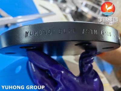 중국 A105 저탄소강 블라인드 플랜지, 단조 및 노멀라이즈, ASME B16.5 / EN1092-1, 석유 및 가스 파이프라인에 사용 판매용