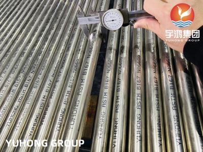China ASTM B167 UNS N06600 Nahtloses Nickellegierungsrohr Inconel 600 Wärmetauscherrohr zu verkaufen
