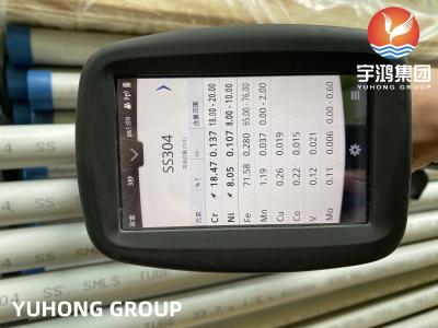 中国 ASTM A213 TP304 熱交換器とボイラー用ステンレス鋼のシームレスチューブ 販売のため