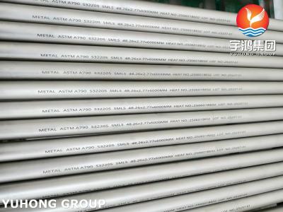 중국 ASTM A790 S32205 톱리스 듀플렉스 스테인리스 스틸 튜브 판매용